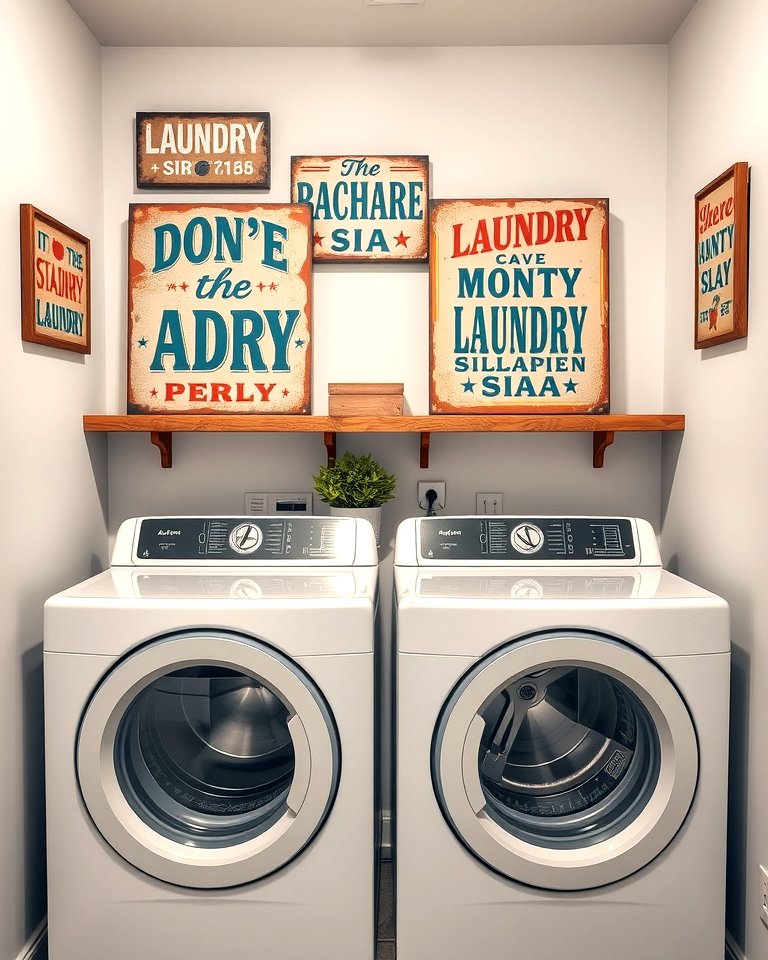 20 Vintage Laundry Room Decor Ideas for a Retro Look