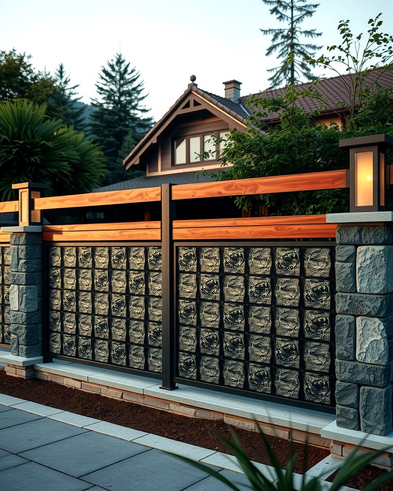 25 Metal and Wood Fence Ideas for Durable Boundaries