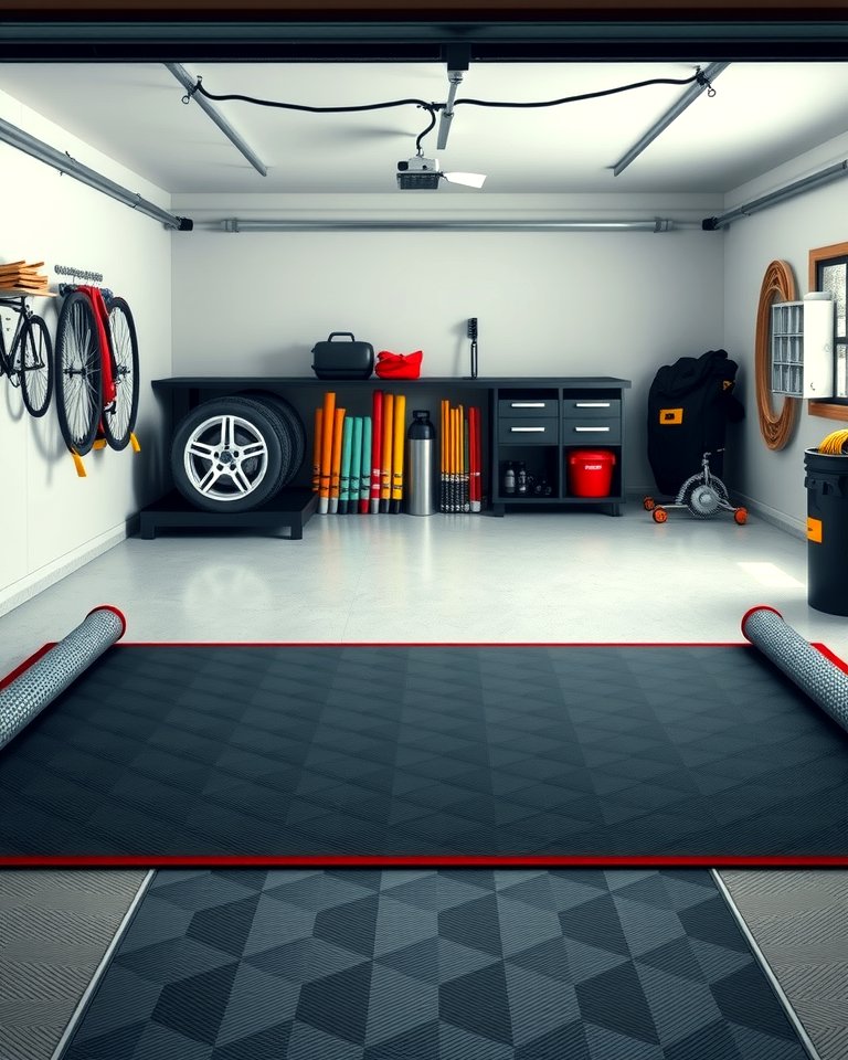 25 Garage Flooring Ideas for Durability and Style