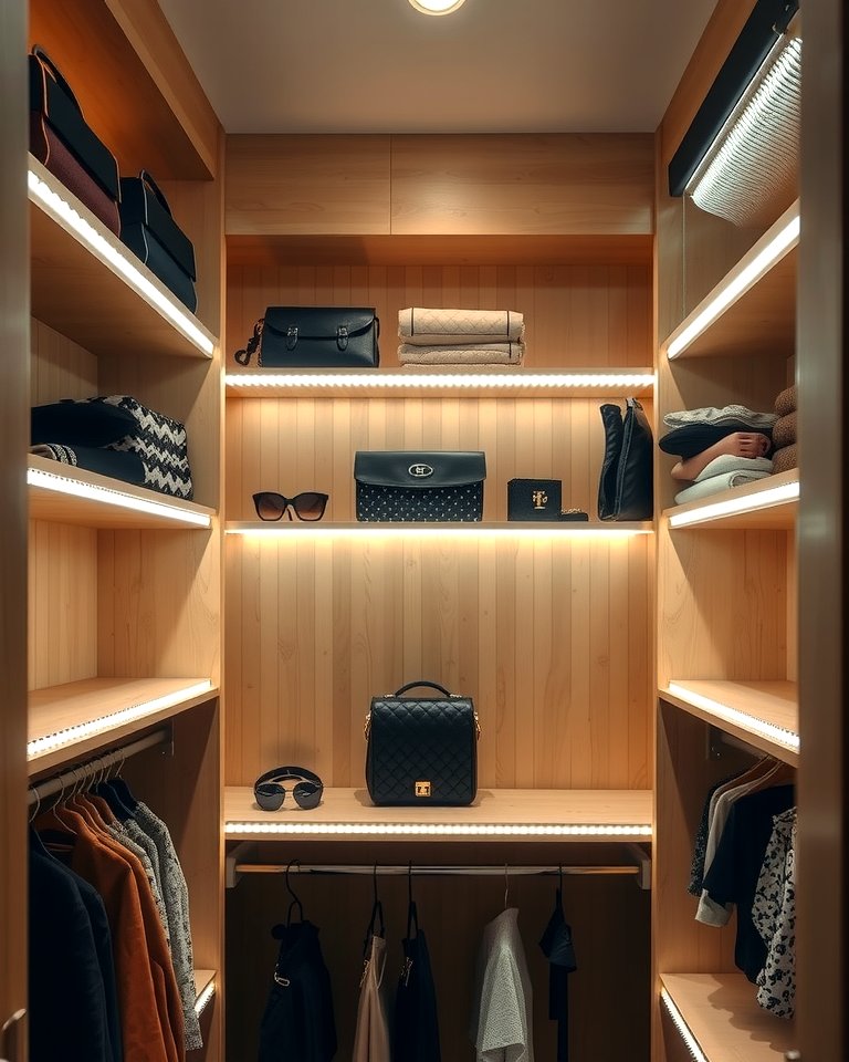 25 Bright Closet Lighting Ideas for Organized Spaces