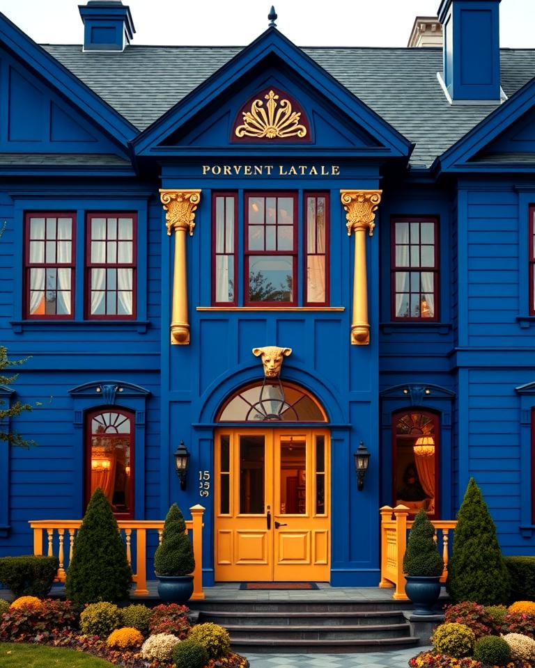 20 Midnight Blue and Dark Blue House Siding Colors