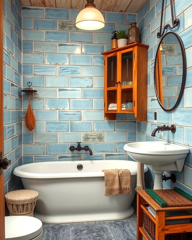 25 Stunning Blue Tile Bathroom Ideas for a Fresh Look