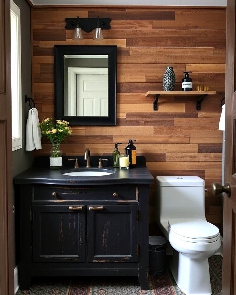 25 Black Vanity Bathroom Ideas for a Sleek and Stylish Look