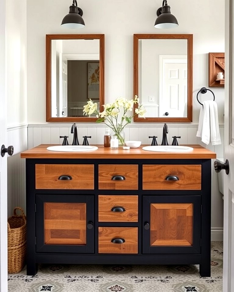 25 Black Vanity Bathroom Ideas for a Sleek and Stylish Look