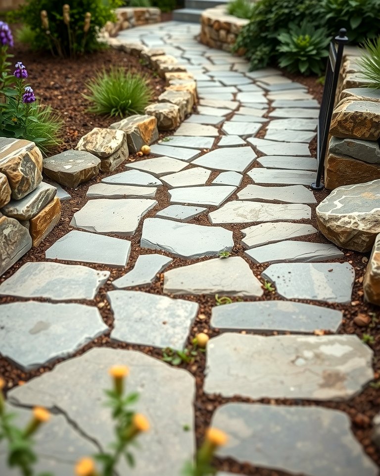 25 Bluestone Walkway Ideas for Your Garden