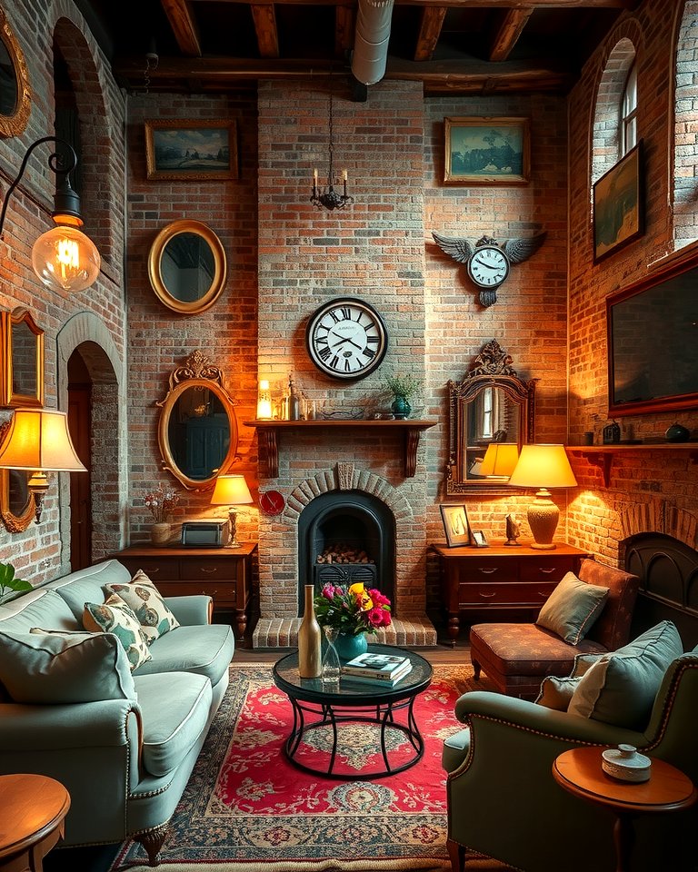 25 Brick Wall Living Room Ideas for a Cozy Feel