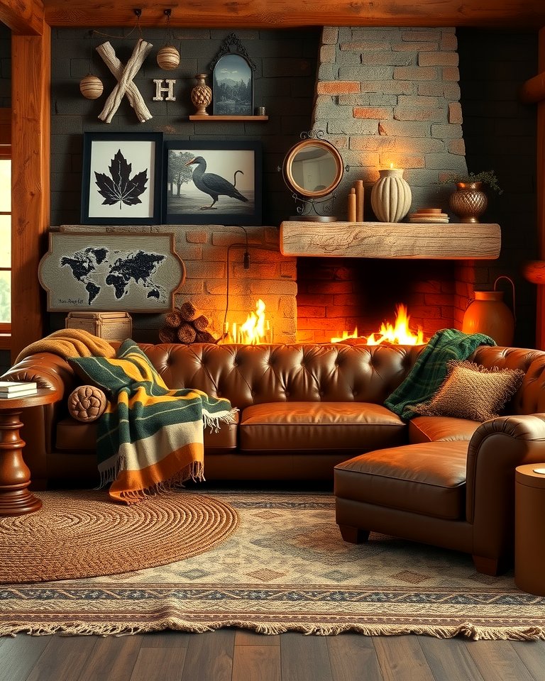 25 Living Room Ideas With Sectionals and Fireplace