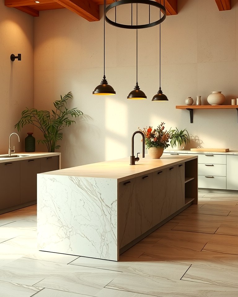 25 Marble Kitchen Island Ideas for a Stunning Centerpiece