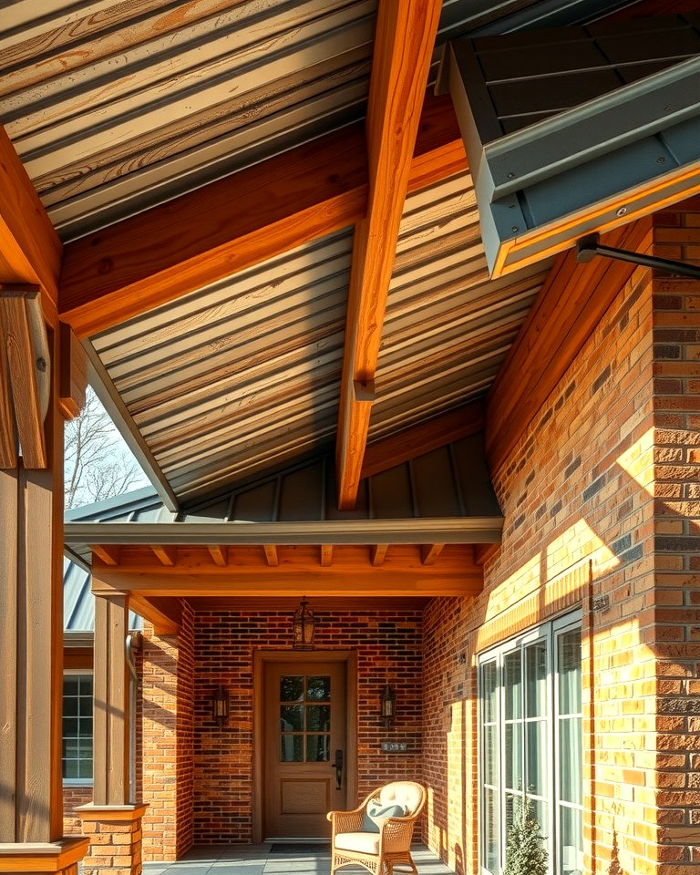 25 Metal Roof Porch Design Ideas for a Durable Space