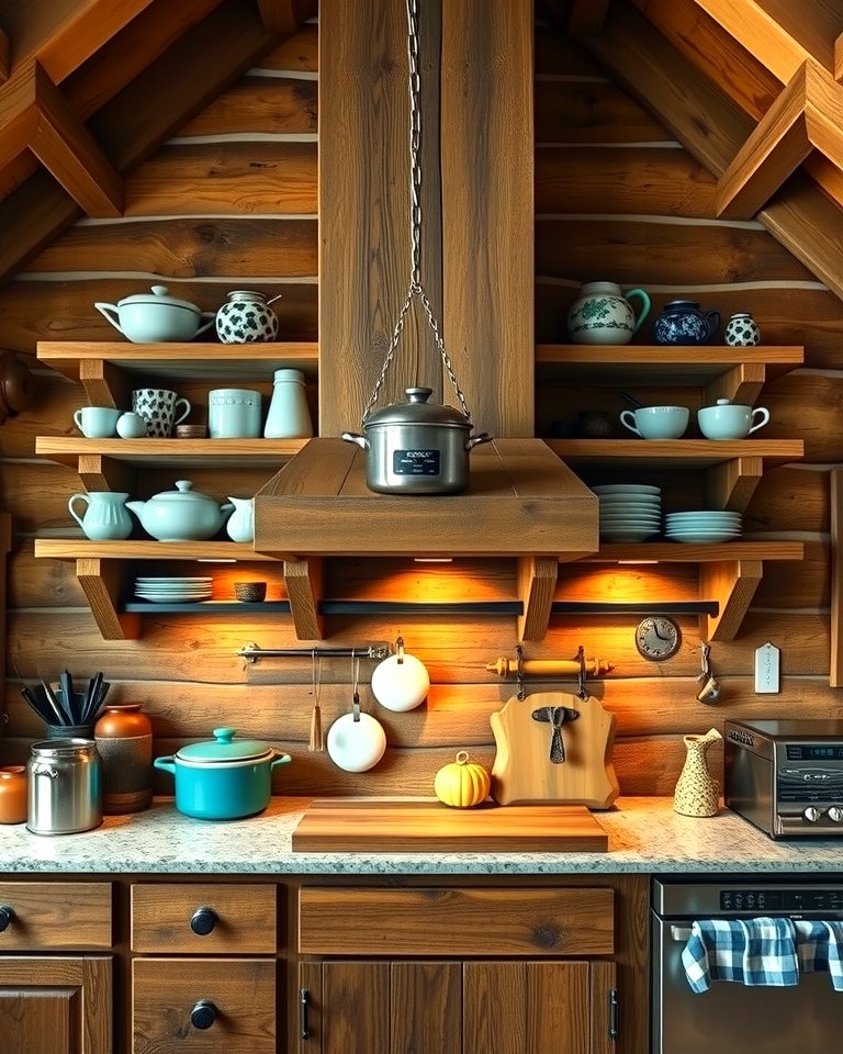 25 Log Cabin Kitchen Design Ideas for a Rustic Look