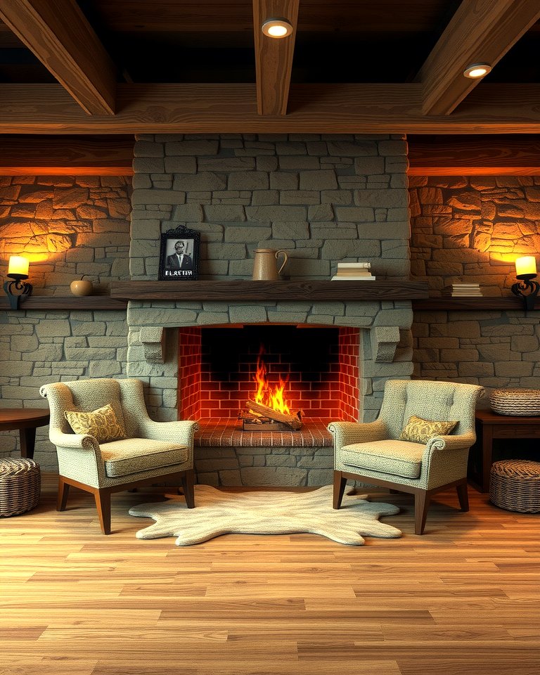 25 Cozy Basement Fireplace Ideas for Warm Gatherings
