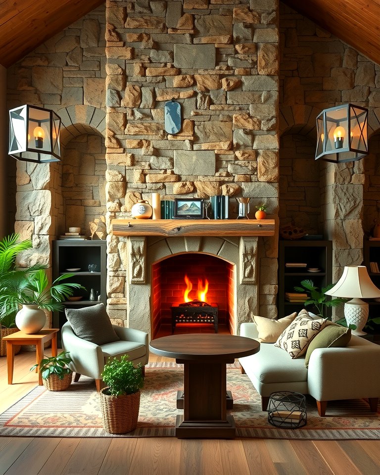 25 Home Office With Fireplace Ideas for Cozy Workspaces