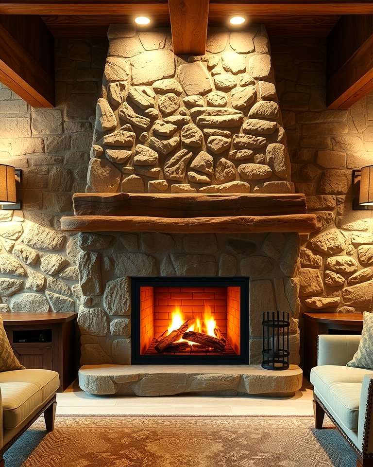 25 Cozy Basement Fireplace Ideas for Warm Gatherings