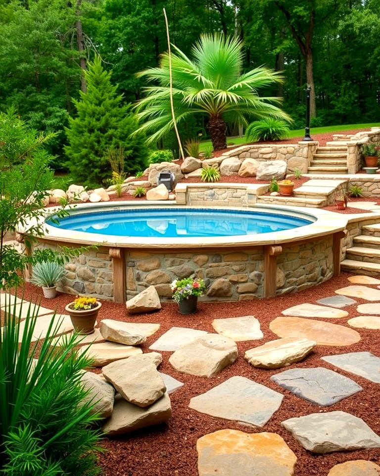 25 Creative Above Ground Pool Ideas for Your Backyard