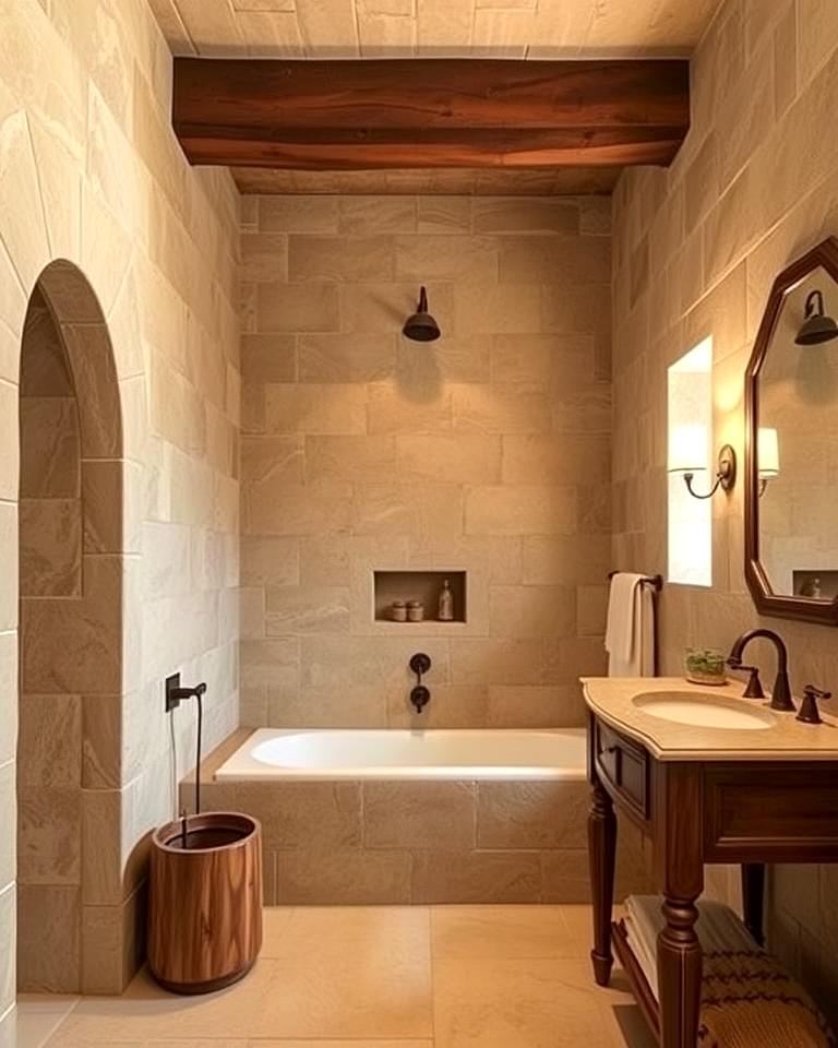 20 Tuscan Bathroom Ideas for a Rustic Retreat