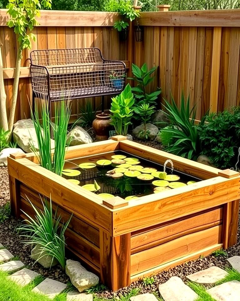 20 Raised Garden Pond Ideas for a Tranquil Backyard