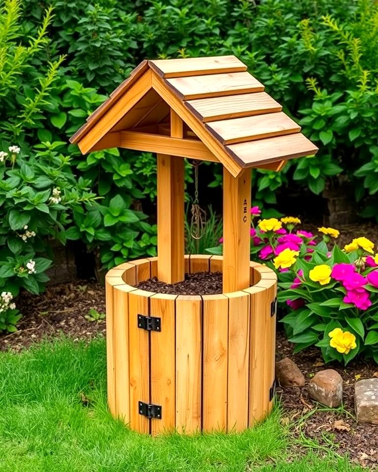 20 Outdoor Wishing Well Garden Ideas for Enchantment