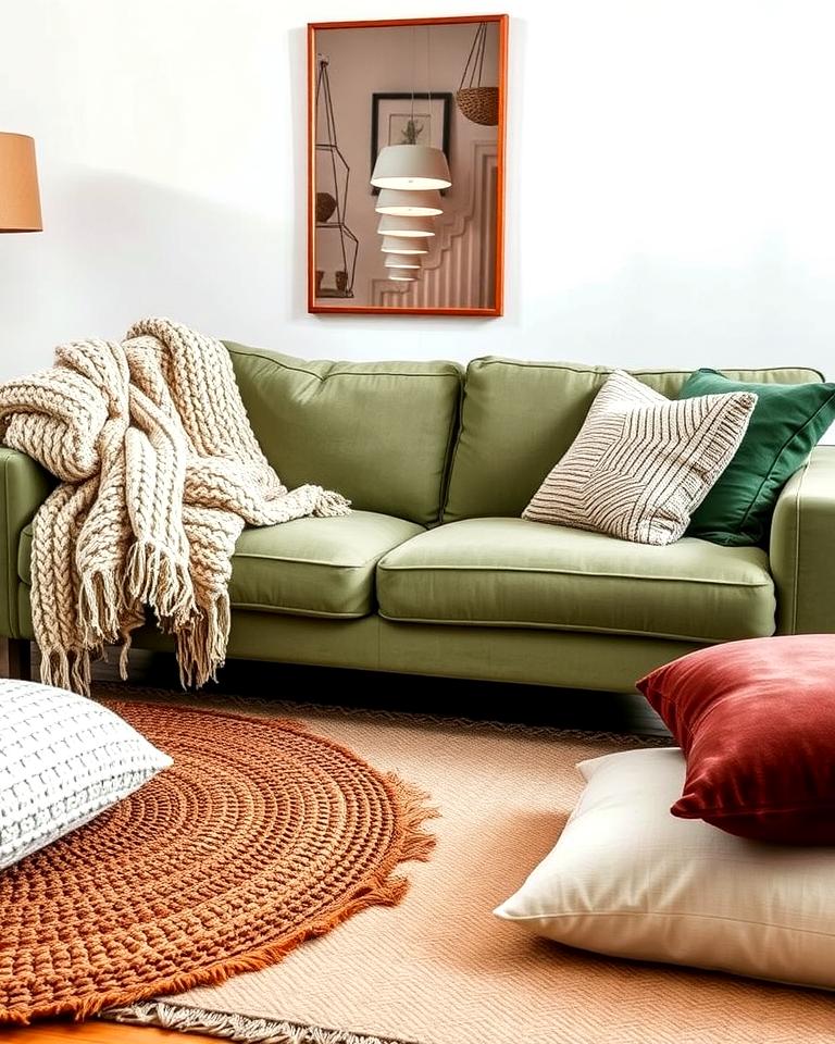 20 Stylish Sage Green Couch Living Room Ideas