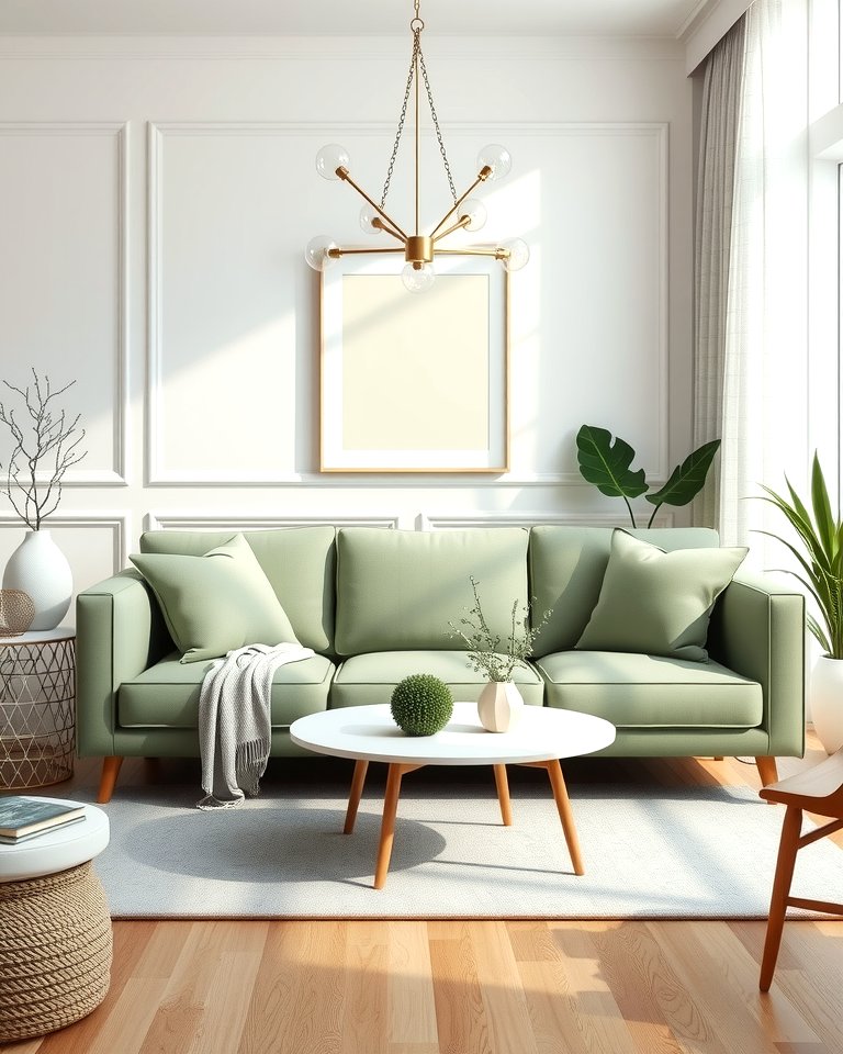 25 Green Living Room Ideas for a Fresh and Calming Space