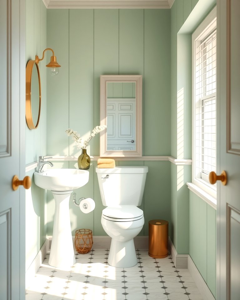 25 Green Powder Room Ideas for a Fresh Look