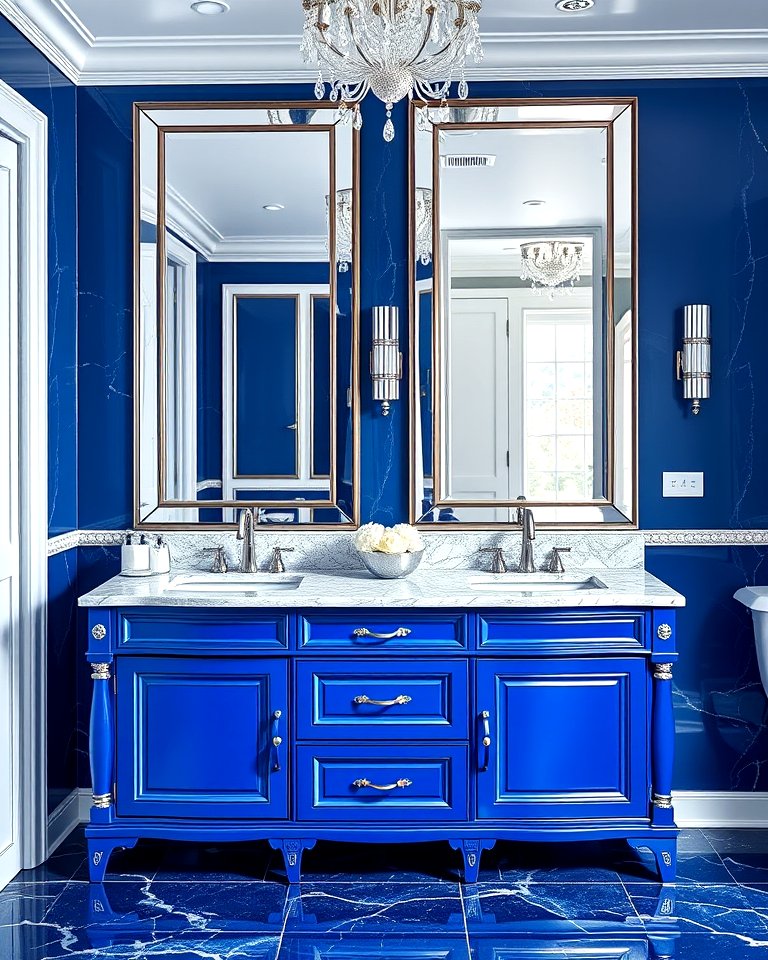 25 Stunning Blue Bathroom Vanity Ideas