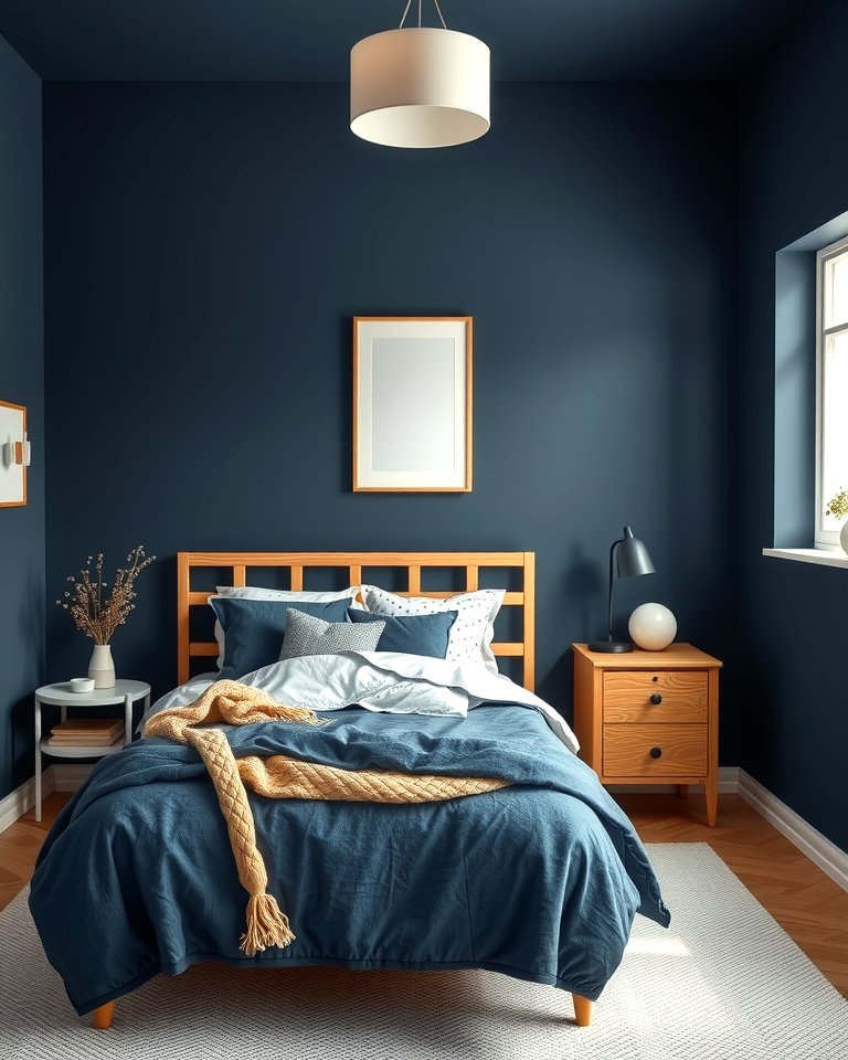 25 Dark Blue Bedroom Ideas for Cozy Nights
