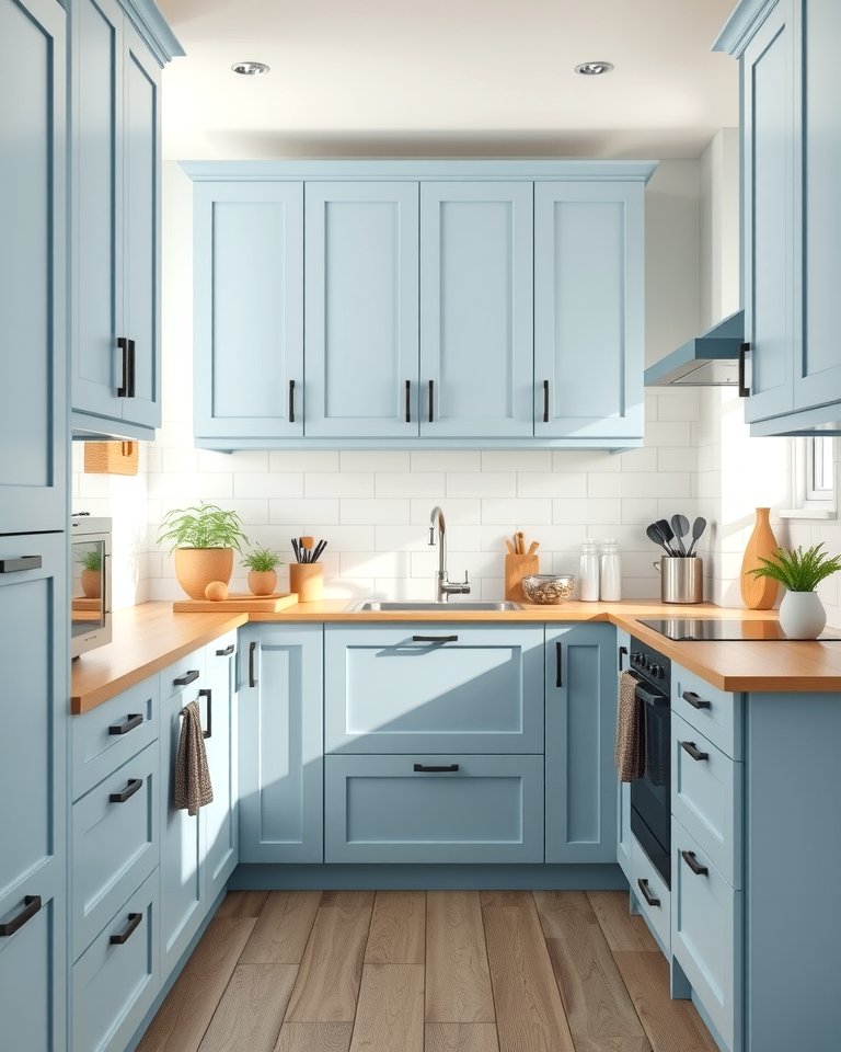 25 Light Blue Kitchen Cabinets Ideas for a Coastal Vibe