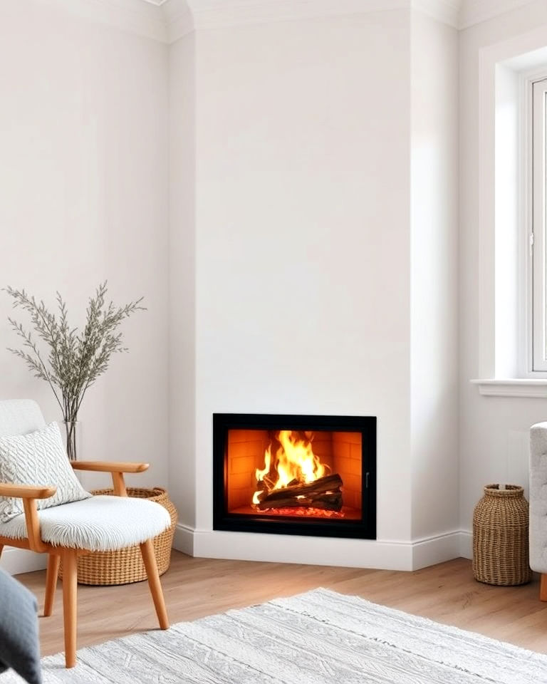 25 Cozy Corner Fireplace Ideas for Your Home
