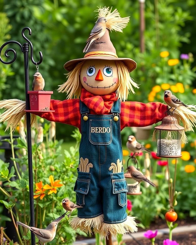 20 Garden Scarecrow Ideas to Protect and Decorate Your Garden
