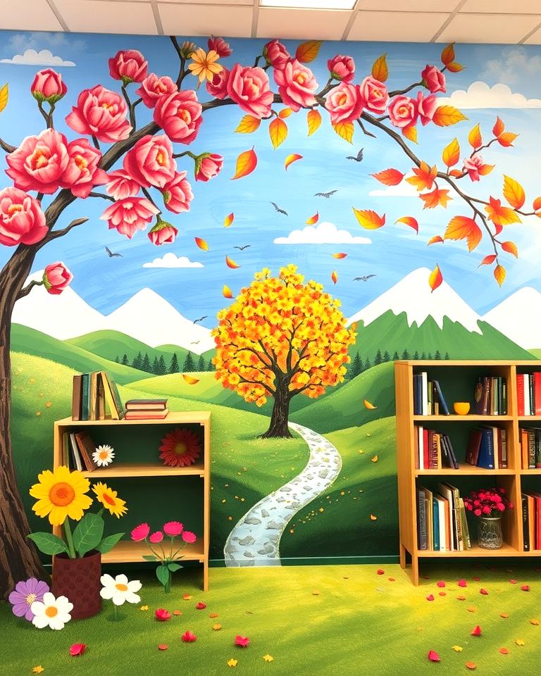 20 Library Murals to Inspire Your Next Home Project