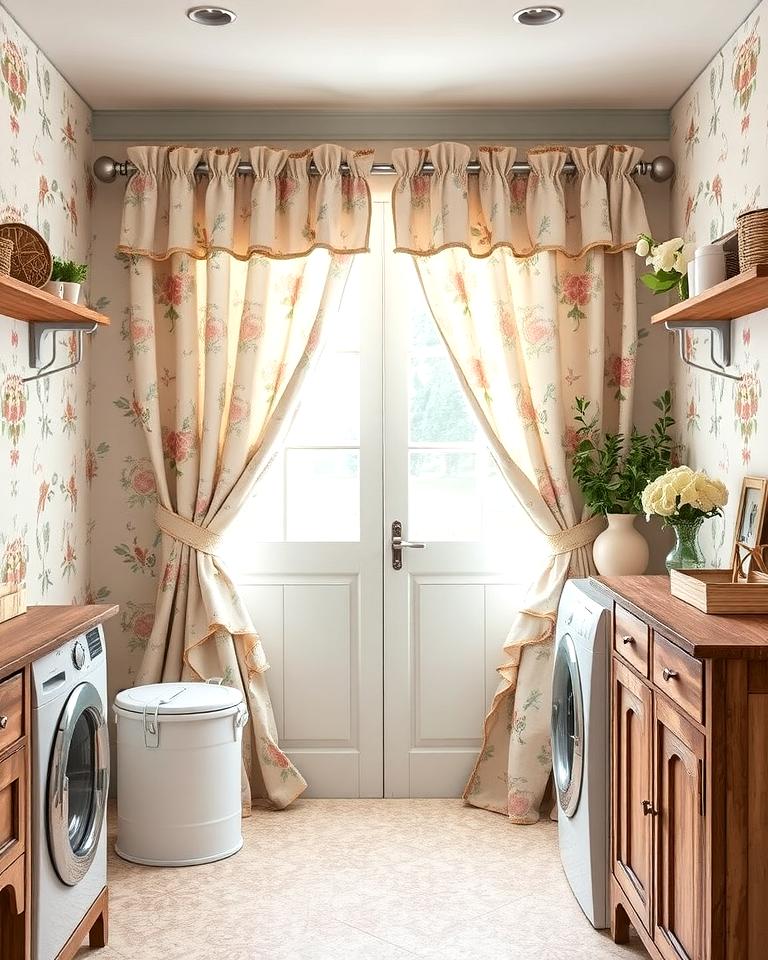 20 Laundry Room Curtain Ideas for a Stylish and Private Space