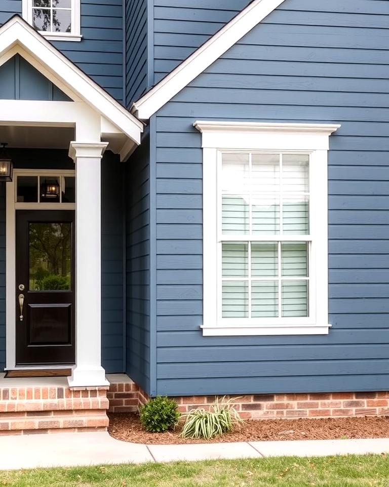 20 Midnight Blue and Dark Blue House Siding Colors