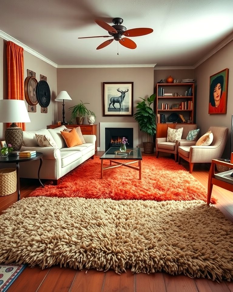 25 Retro 70s Living Room Ideas for a Funky Vibe