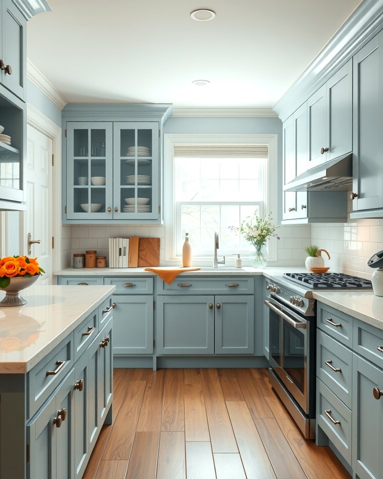 25 Light Blue Kitchen Cabinets Ideas For A Coastal Vibe 25 Light Blue Kitchen Cabinets Ideas For A Coastal Vibe