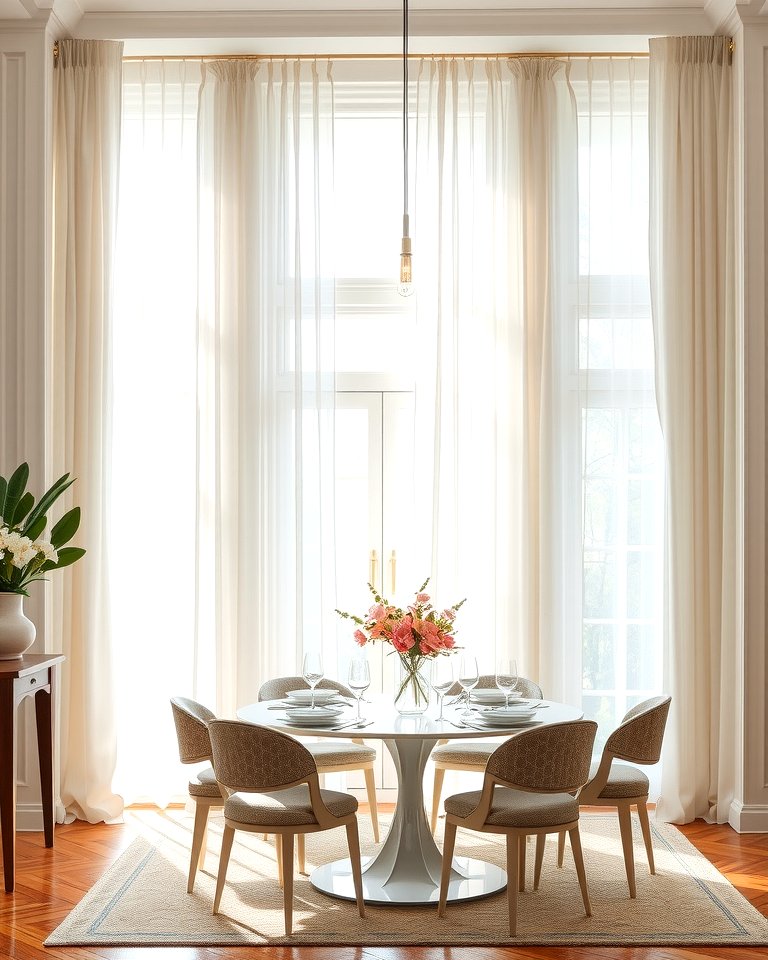 25 Dining Room Window Treatments for Elegant Spaces