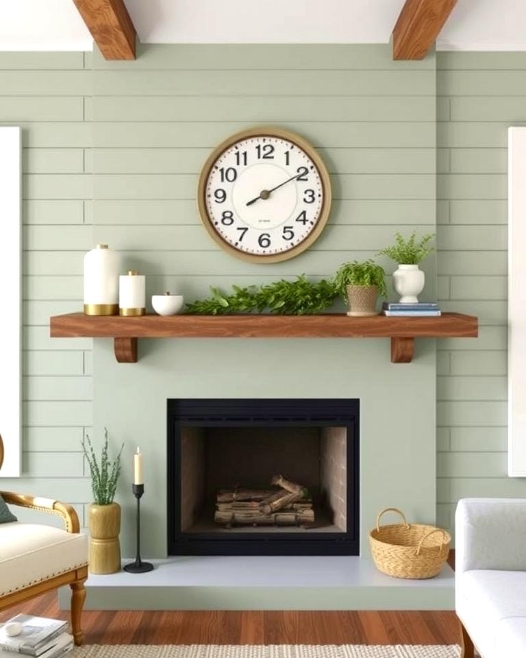 20 Sage Green Fireplace Ideas for a Calm Ambiance