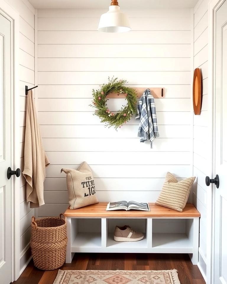 20 Farmhouse Mudroom Ideas for a Rustic Entryway