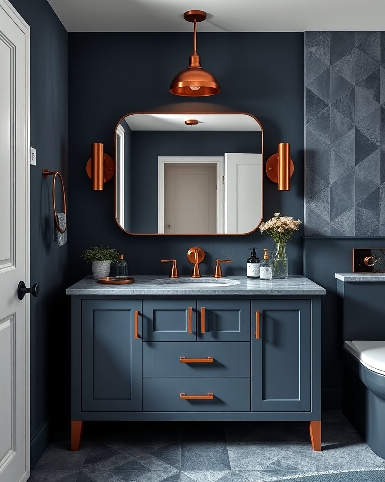 25 Stunning Blue Bathroom Vanity Ideas