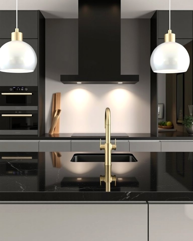 25 Black Kitchen Countertops for a Bold Statement