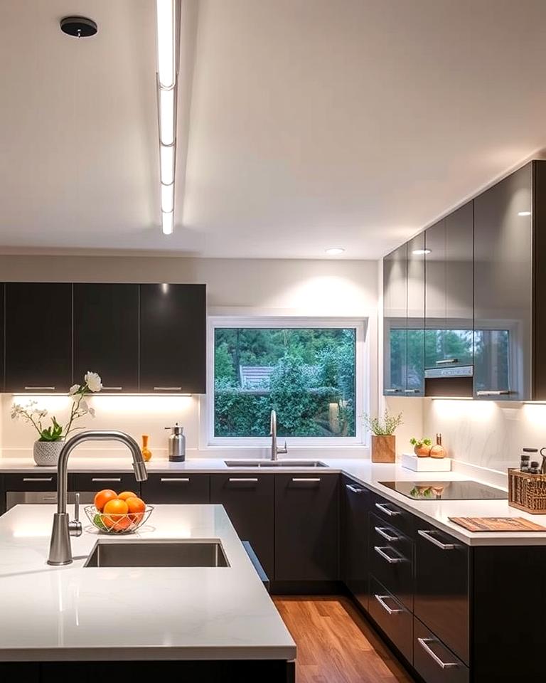 20 Kitchen Track Lighting Ideas for a Bright and Functional Space