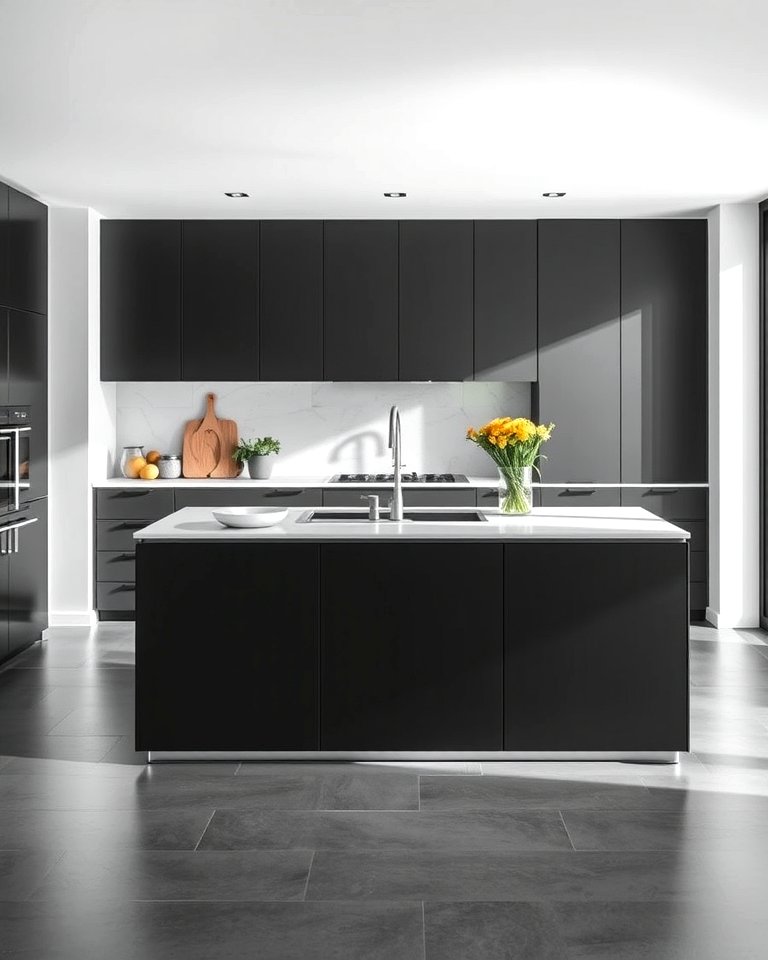 25 Sleek Black Kitchen Island Ideas for a Modern Kitchen
