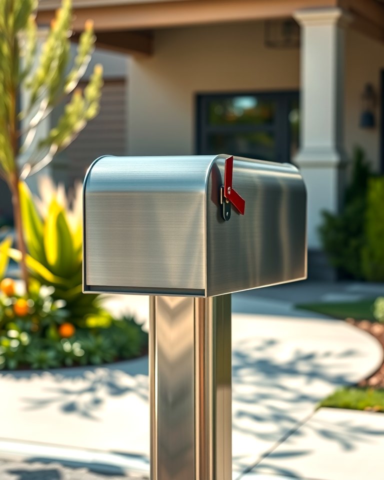25 Unique Mailbox Post Ideas to Boost Curb Appeal