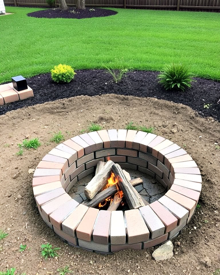25 Creative Brick Fire Pit Ideas for Your Backyard