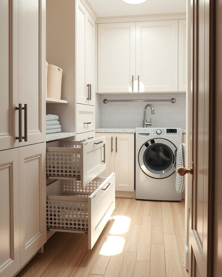 25 Laundry Basket Storage Ideas for a Tidy Home