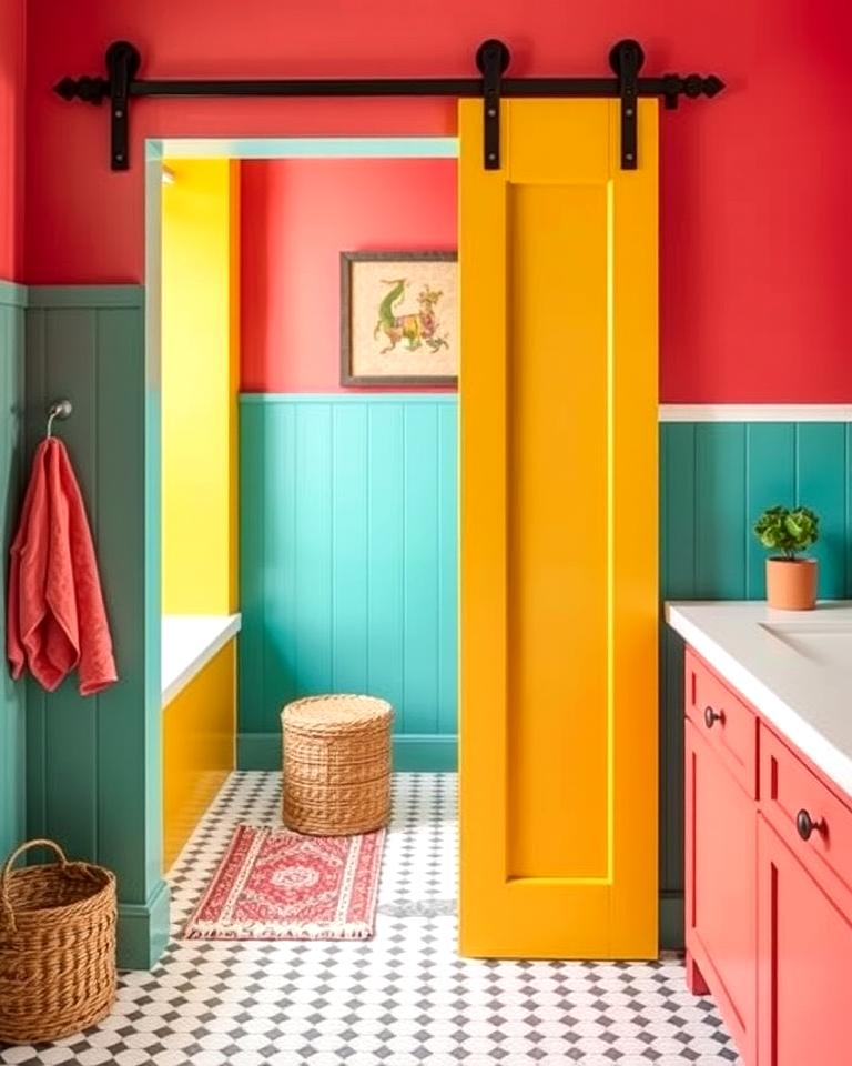 20 Bathroom Barn Door Ideas for Space Saving