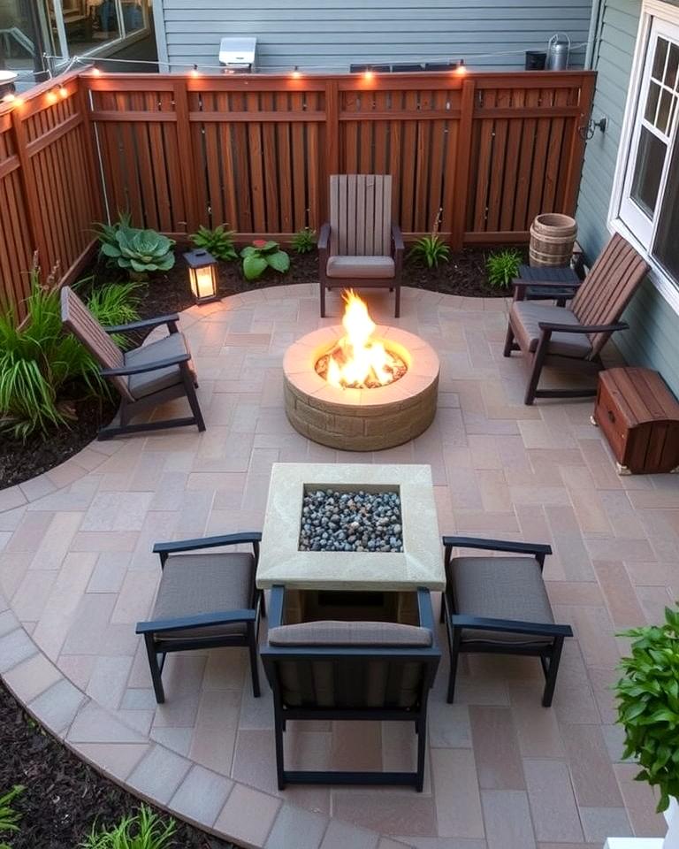 20 Stamped Concrete Patio With Fire Pit Ideas