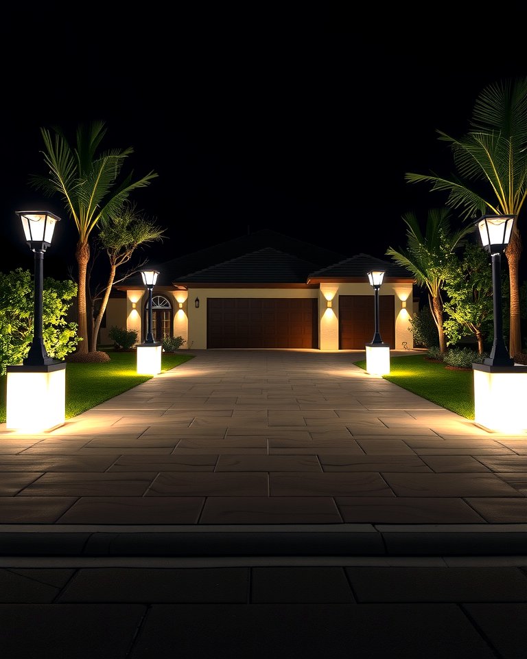 25 Driveway Lighting Ideas to Illuminate Your Home