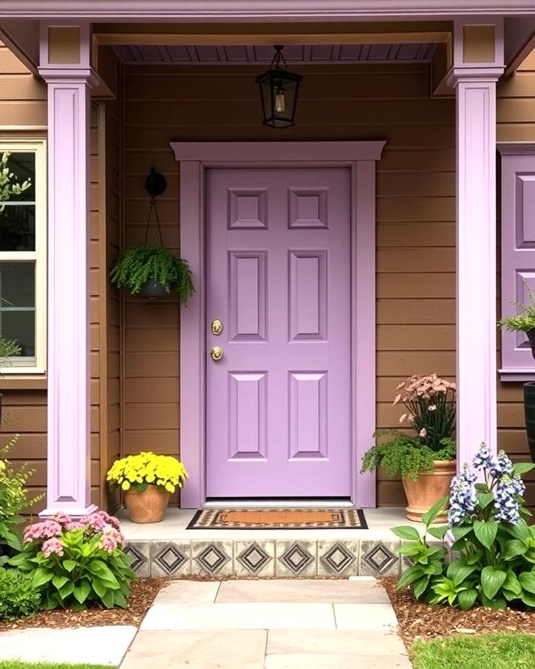 20 Brown House Front Door Colors for a Warm Welcome