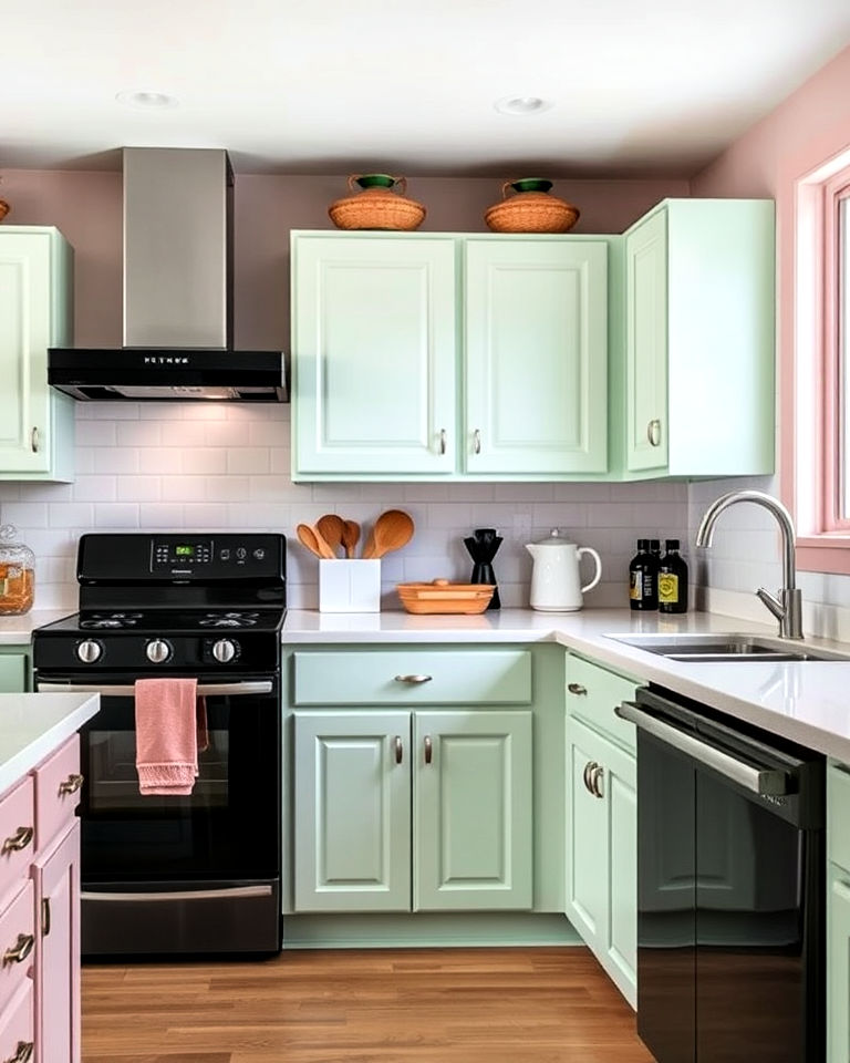 20 What Color Cabinets Go With Black Appliances