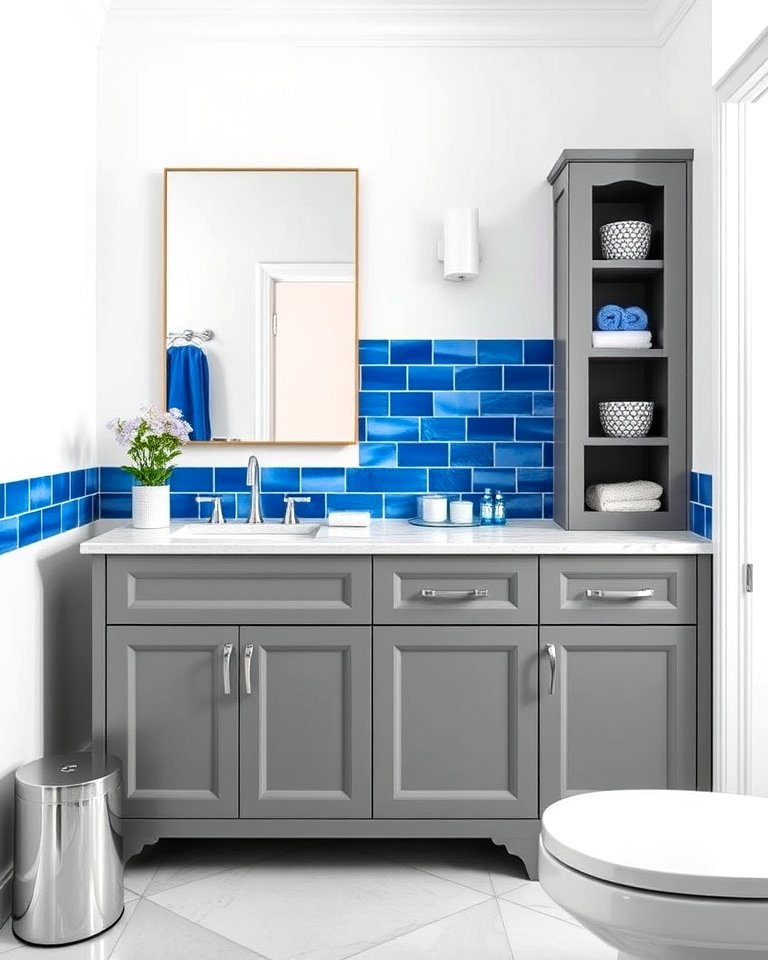 25 Blue and Gray Bathroom Ideas for a Modern Look